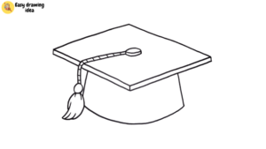 How to Draw a Graduation Hat Step by Step