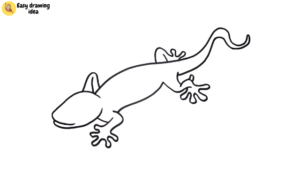 How to Draw a Lizard Step by Step - Hand Of Art