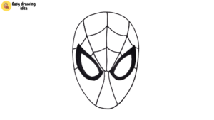 How To Draw A Spiderman Mask Step By Step - Hand Of Art