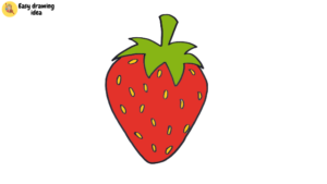 How To Draw A Strawberry Step By Step - Hand Of Art