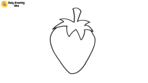 How To Draw A Strawberry Step By Step - Hand Of Art