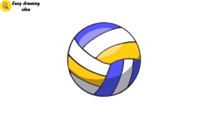 How To Draw a Volleyball Step By Step - Hand Of Art