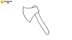 How to Draw an Axe Step by Step - Hand Of Art