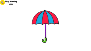 How to Draw an Umbrella Step by Step for Kids - Hand Of Art
