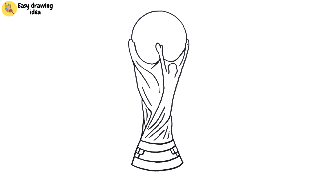 How to Draw a World Cup Trophy - Hand Of Art