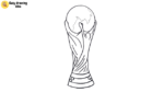 How to Draw a World Cup Trophy - Hand Of Art
