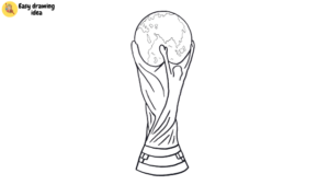 How to Draw a World Cup Trophy - Hand Of Art
