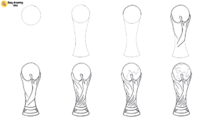How to Draw a World Cup Trophy - Hand Of Art