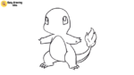 How to Draw Charmander Step by Step for Kids - Hand Of Art