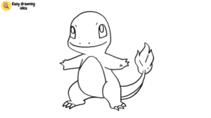 How to Draw Charmander Step by Step for Kids - Hand Of Art