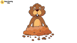 How To Draw A Groundhog Step By Step - Hand Of Art