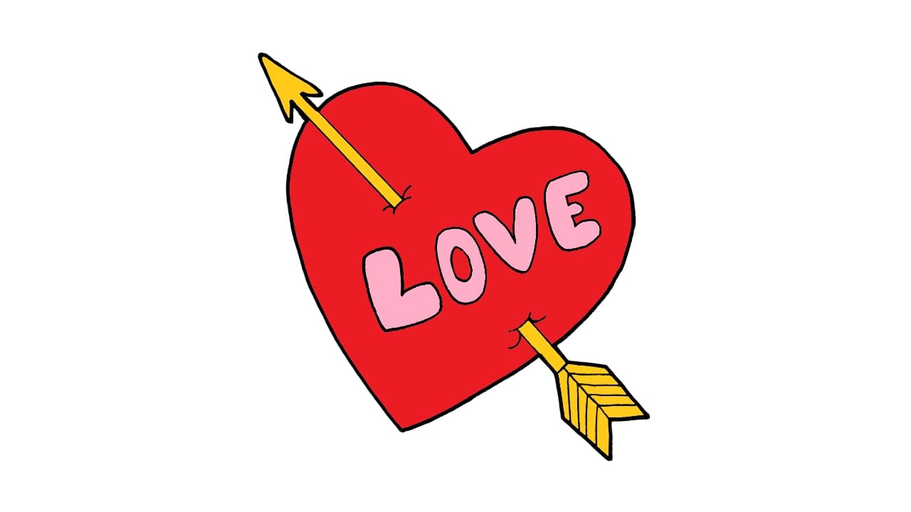 How To Draw a Valentine Heart - Hand Of Art