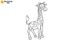 How to Draw a Giraffe Step by Step - Hand Of Art
