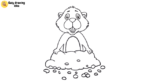 How To Draw A Groundhog Step By Step - Hand Of Art