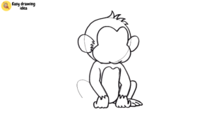 How To Draw A Monkey Step By Step - Hand Of Art