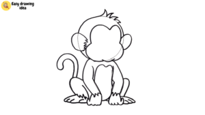 How To Draw A Monkey Step By Step - Hand Of Art
