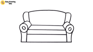 How To Draw A Sofa Step By Step - Hand Of Art