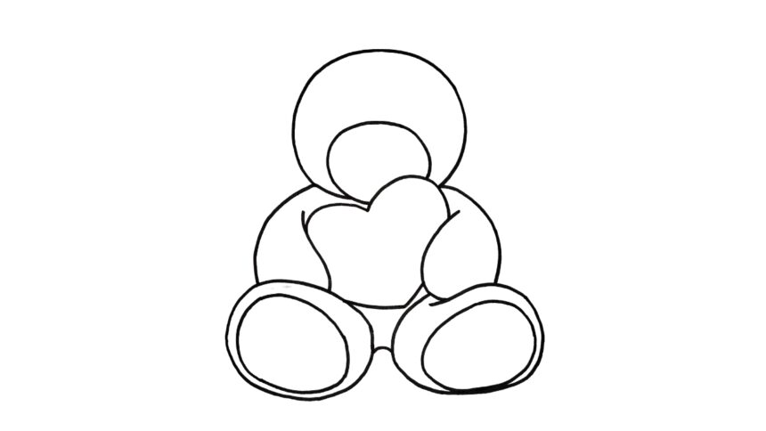 How To Draw a Valentine Bear - Hand Of Art