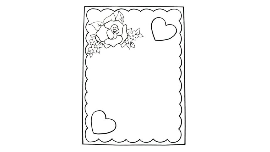 How to Draw a Valentine Card - Hand Of Art