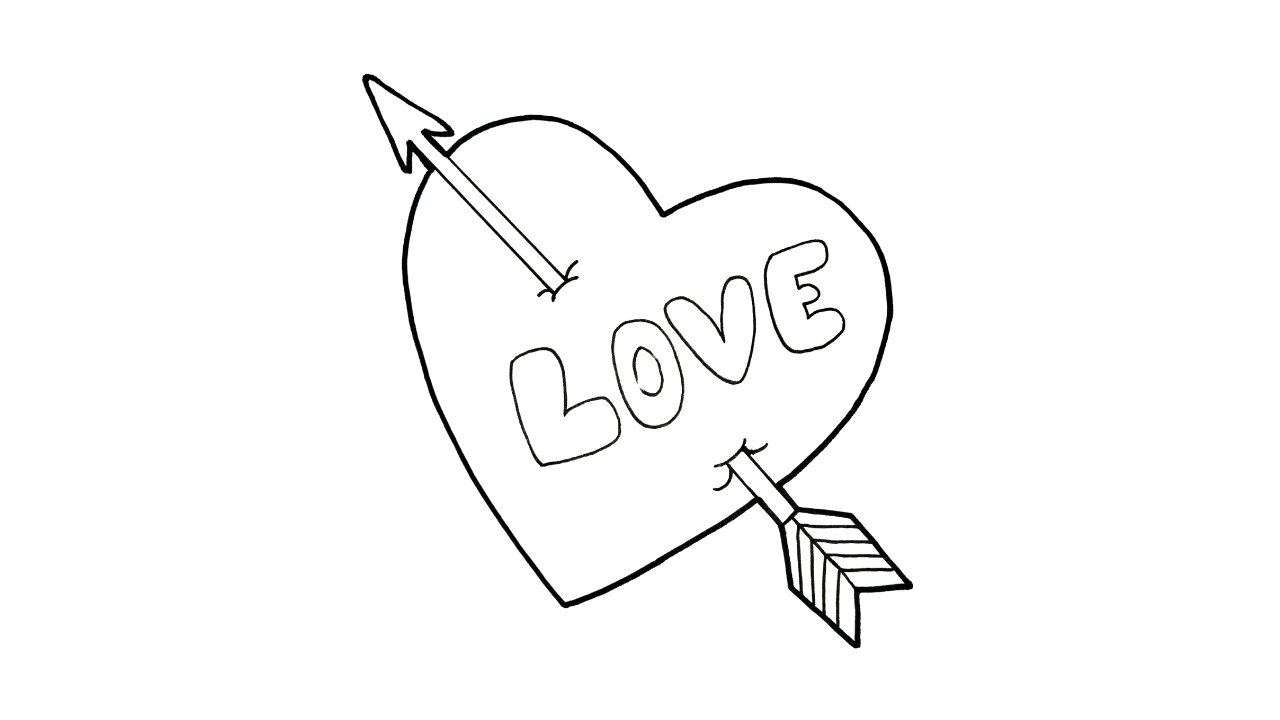 How To Draw a Valentine Heart - Hand Of Art