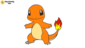 How to Draw Charmander Step by Step for Kids - Hand Of Art