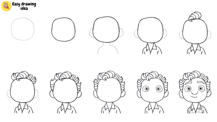 How to Draw Luca Step by Step