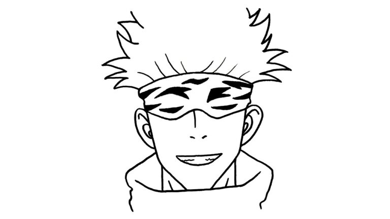 How to Draw Gojo Step By Step