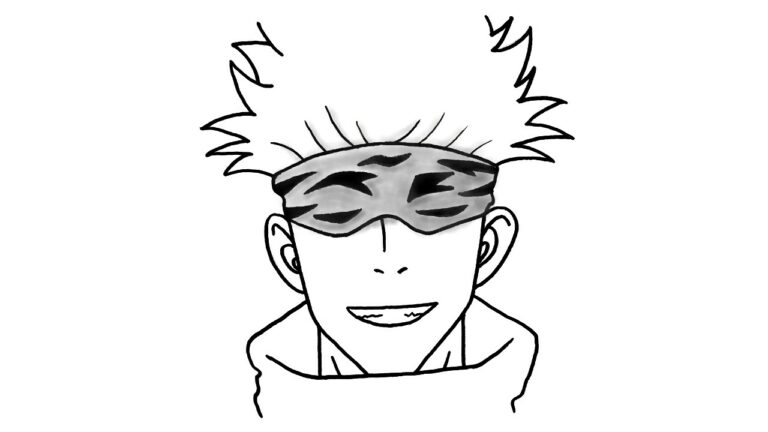 How to Draw Gojo Step By Step