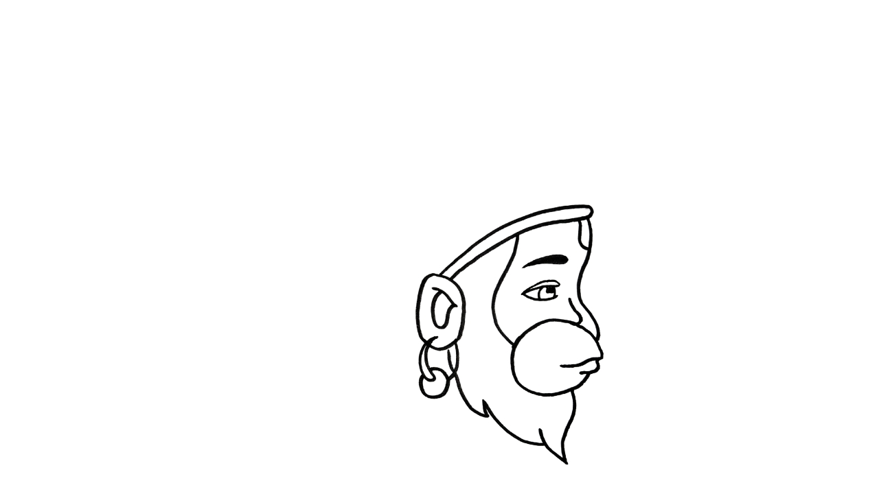 How to Draw Lord Hanuman Step By Step
