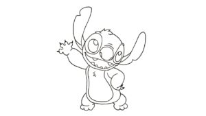 How To Draw Stitch Step By Step
