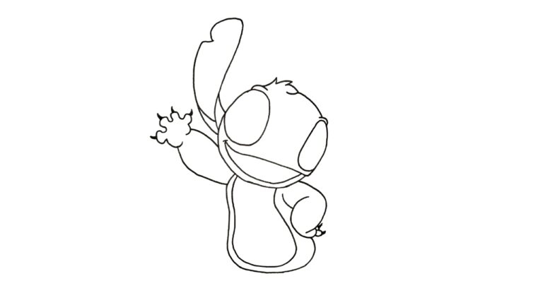 How To Draw Stitch Step By Step