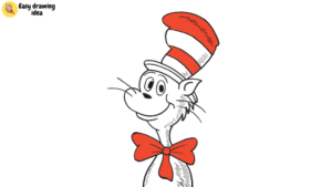 How To Draw A Cat In The Hat Step By Step