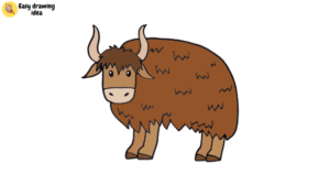 How To Draw A Yak Step By Step