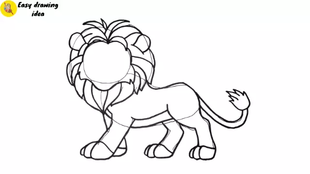 How To Draw A Lion Step By Step