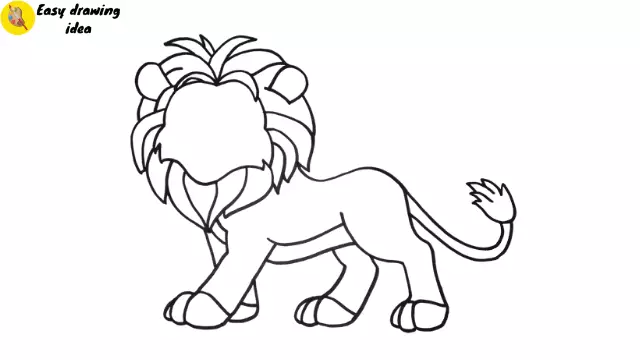 How To Draw A Lion Step By Step