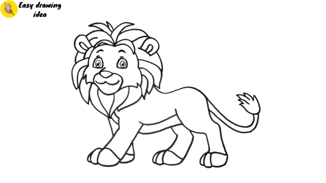 How To Draw A Lion Step By Step