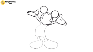 How To Draw Mickey Mouse Step By Step