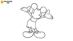 How To Draw Mickey Mouse Step By Step