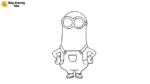 How To Draw A Minion Step By Step