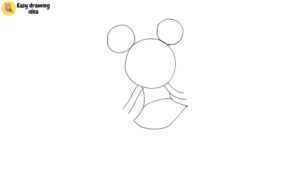 How To Draw A Minnie Mouse Step By Step For Kids - Hand Of Art