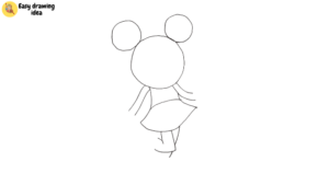 How To Draw A Minnie Mouse Step By Step For Kids - Hand Of Art