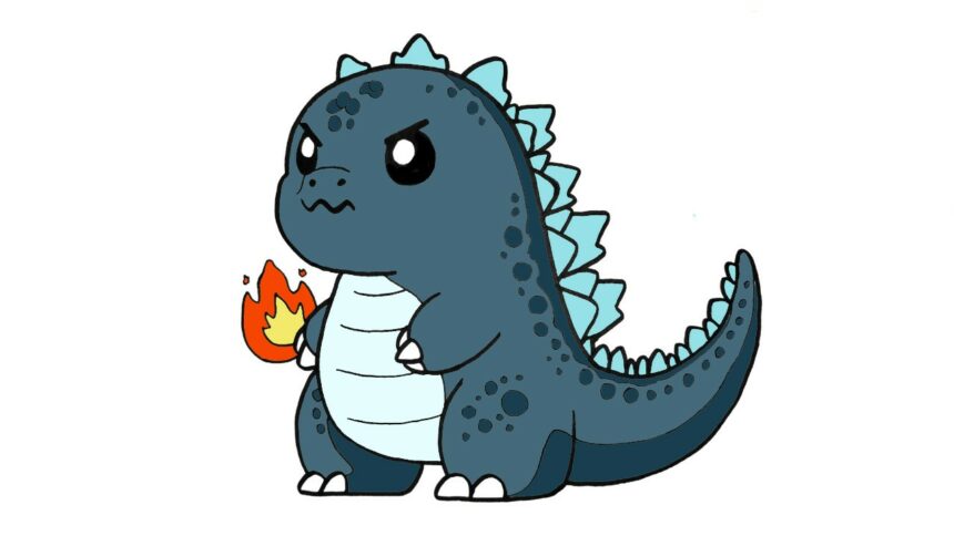 How to Draw Godzilla Step By Step - Hand Of Art