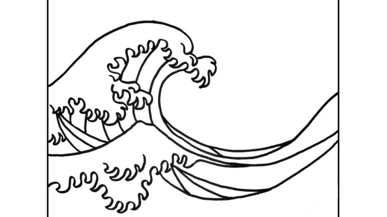 How to Draw a Wave Step by Step - Hand Of Art