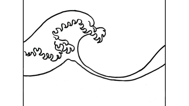 How to Draw a Wave Step by Step - Hand Of Art