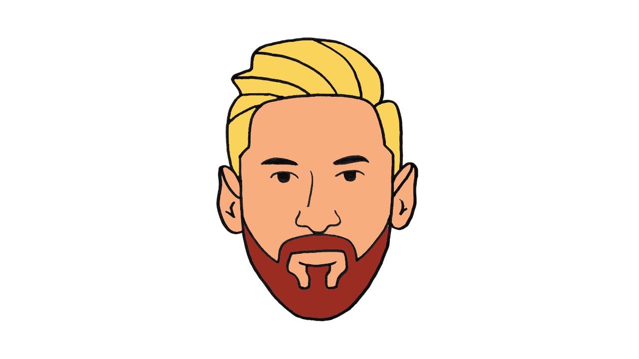 How To Draw Messi Step By Step