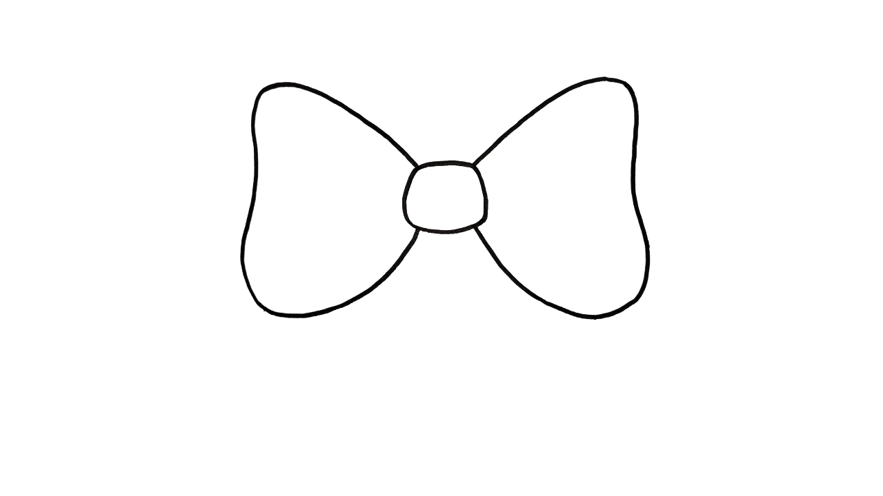 How To Draw A Bow Step By Step