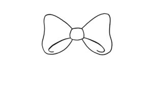How To Draw A Bow Step By Step