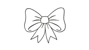 How To Draw A Bow Step By Step