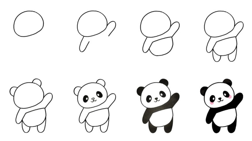 How To Draw a Panda Step By Step
