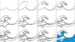 How to Draw a Wave Step by Step - Hand Of Art
